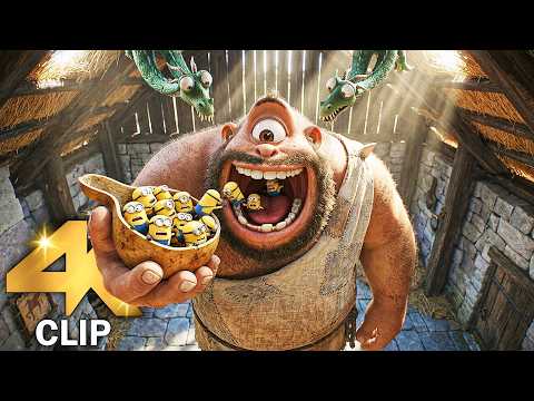 Minions Vs Cyclops | MINIONS AND MONSTERS (2026) Movie CLIP 4K