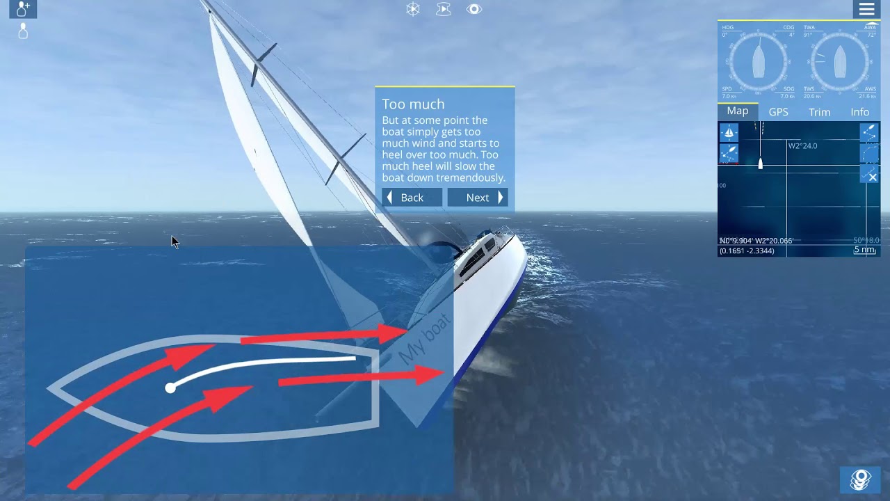 Sailaway the Sailing Simulator - Sail curve tutorial - YouTube
