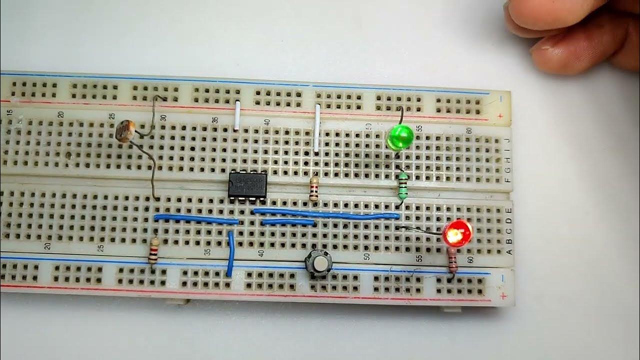 ALARMA ANTIRROBO ( Circuito en protoboart) - YouTube