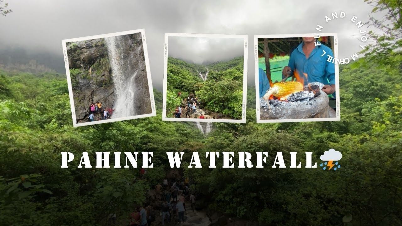 Exploring Pahine Waterfall In Nashik😳☔️🌧️ | Unforgettable Travel Vlog🔥 ...