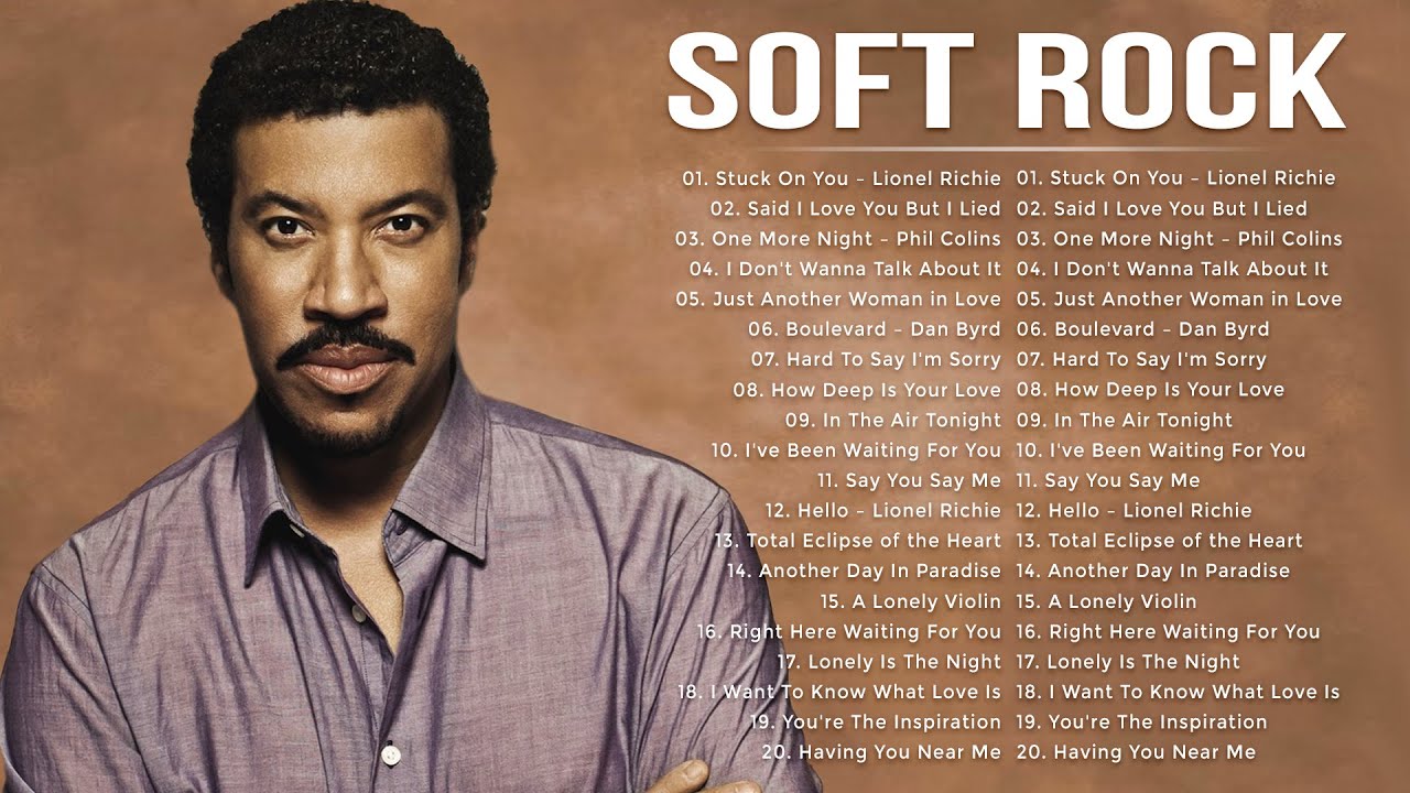 Lionel Richie, Phil Collins, Michael Bolton, George Michael, Air Supply ...