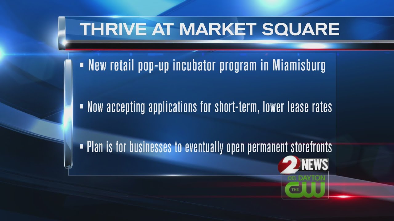 New retail pop-up incubator program in Miamisburg's Market Square ...