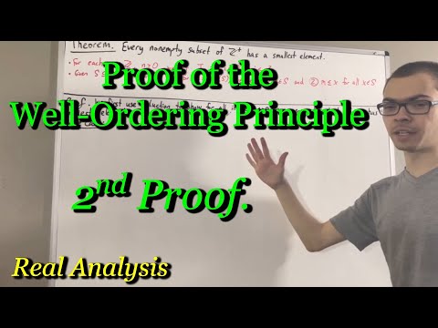 Second proof of the Well-Ordering Principle (ILIEKMATHPHYSICS) - YouTube