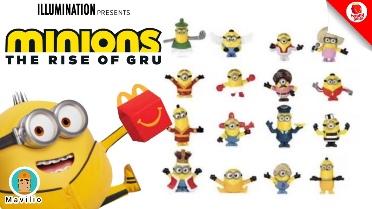 2020 McDonald's Despicable Me Minions The Rise Of Gru Happy Meal Asia ...