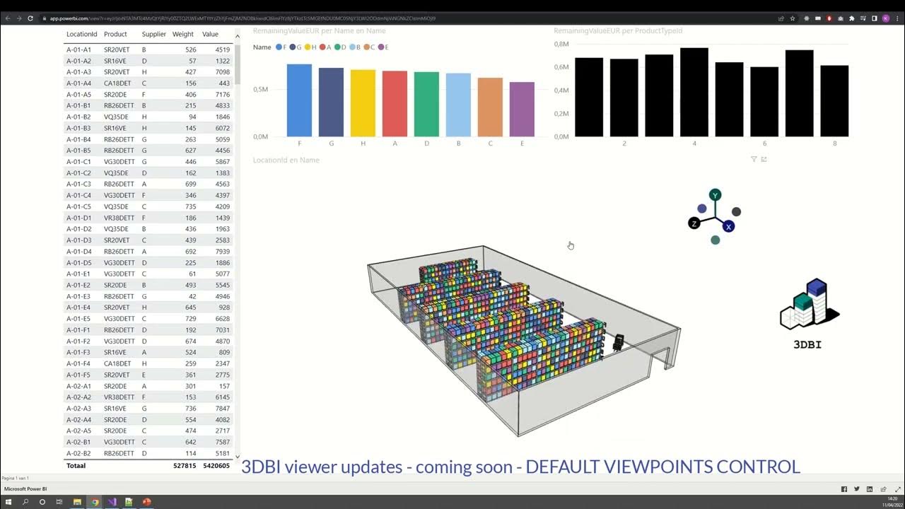 3D visual for Power BI - updated version coming soon - YouTube