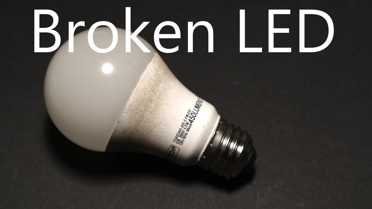 Inside a Failed LED Bulb (With Power Supply Schematic) - YouTube