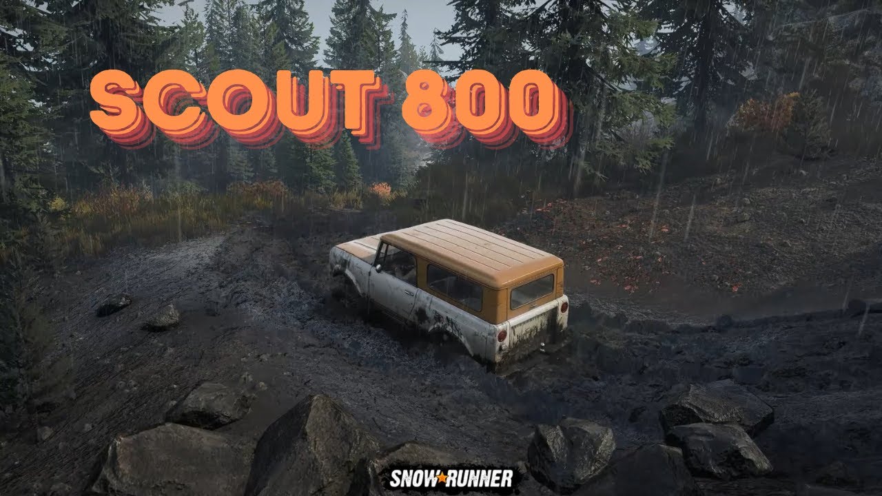 Scout 800 Downhill and Discover Watchtower #snowrunner - YouTube