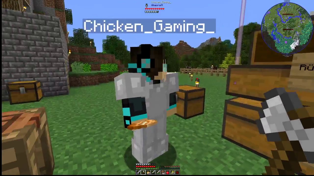 Dummes Zeug labern und Schönbau an der Base Minecraft Direwolf20 S01F13 ...