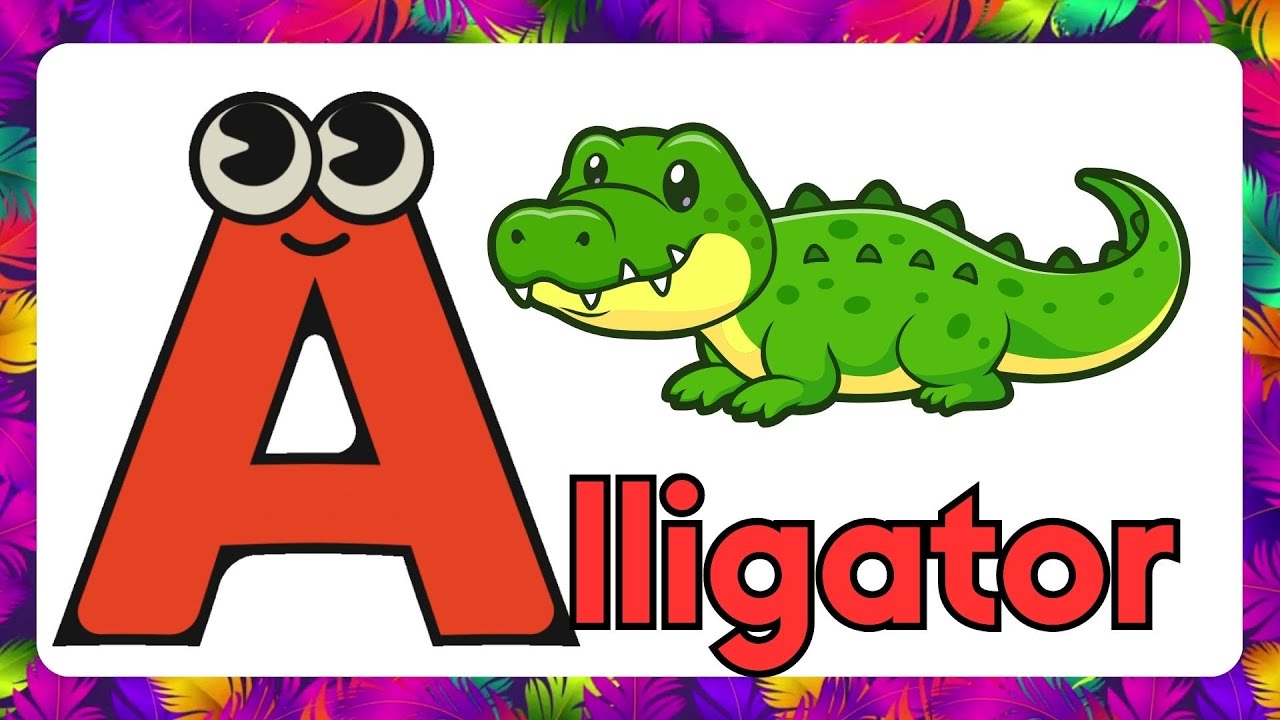 ABC Phonics Song with Animals 🐊🦁| A is for Alligator | Educational ...