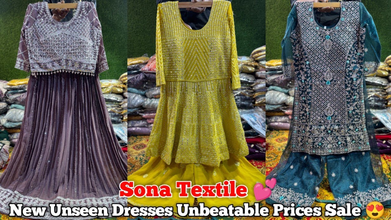 Sona Textile ! New Exclusive Pattern Designer Dresses 🩷 ! मात्र 800.RS ...