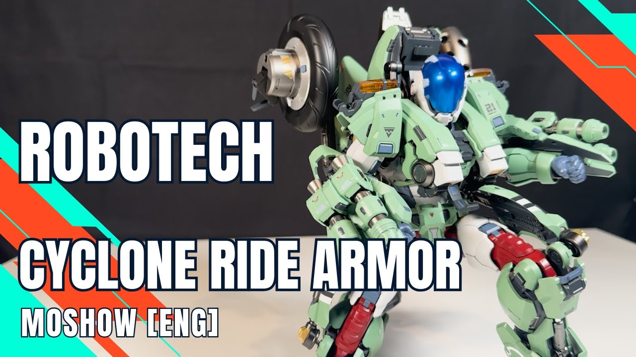 Review Robotech Mospeada Cyclone Ride Armor from Moshow, in a class of ...