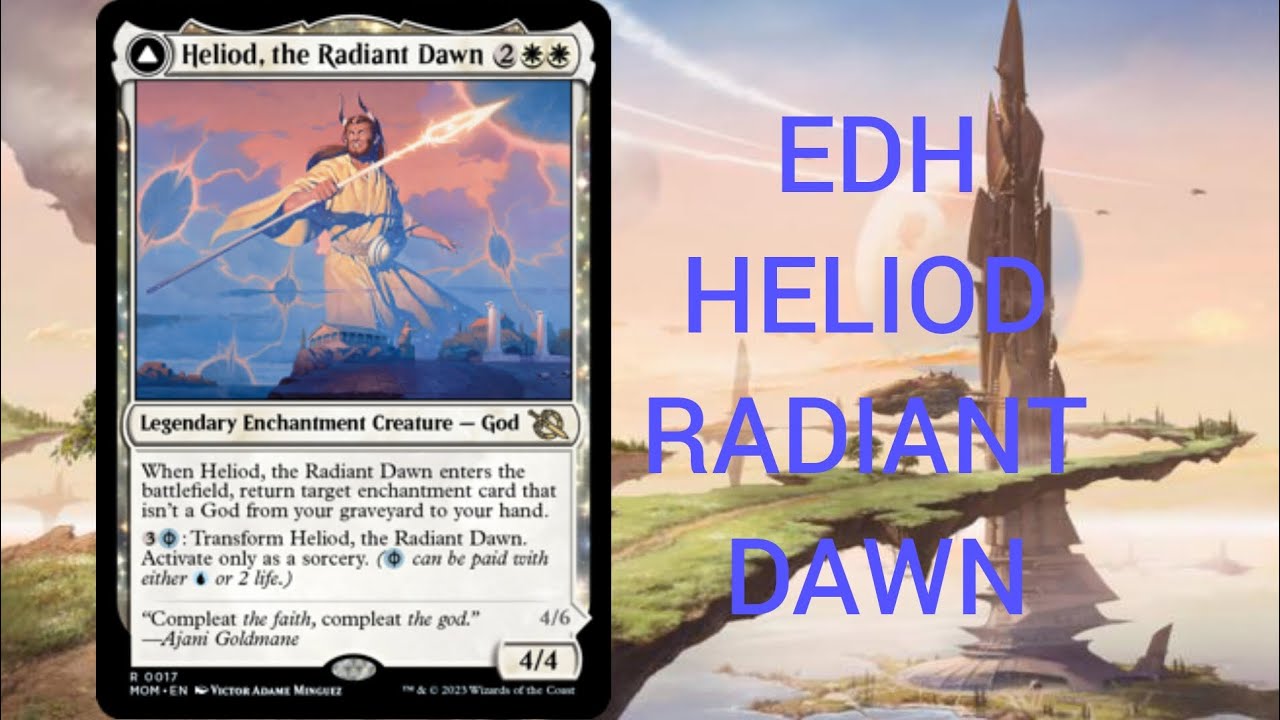 Heliod radiant dawn / heliod warp eclipse edh deck tech - YouTube