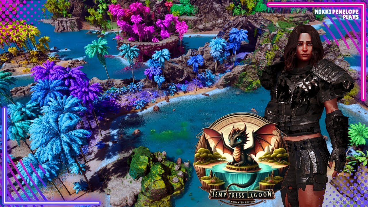 Let's Explore An Enchanted Ark!! - Ark ASA Temptress Lagoon Enchanted ...