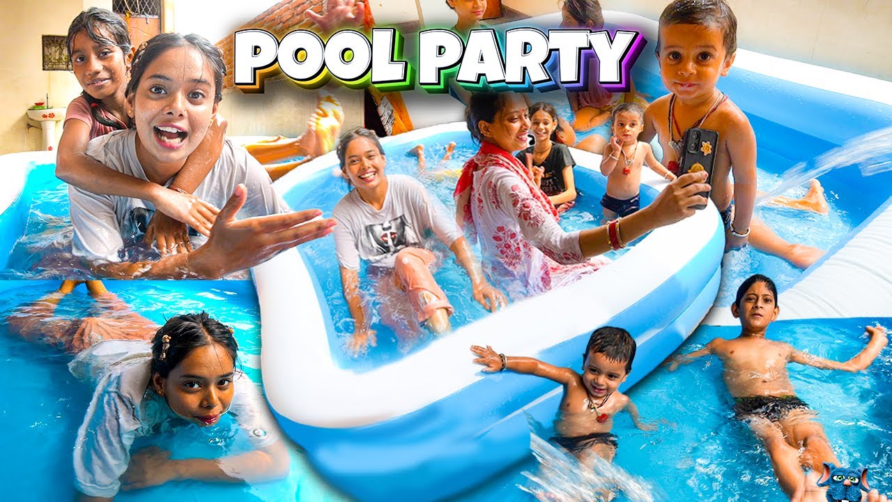 Pool Mein Maze with Didi 😍 - YouTube