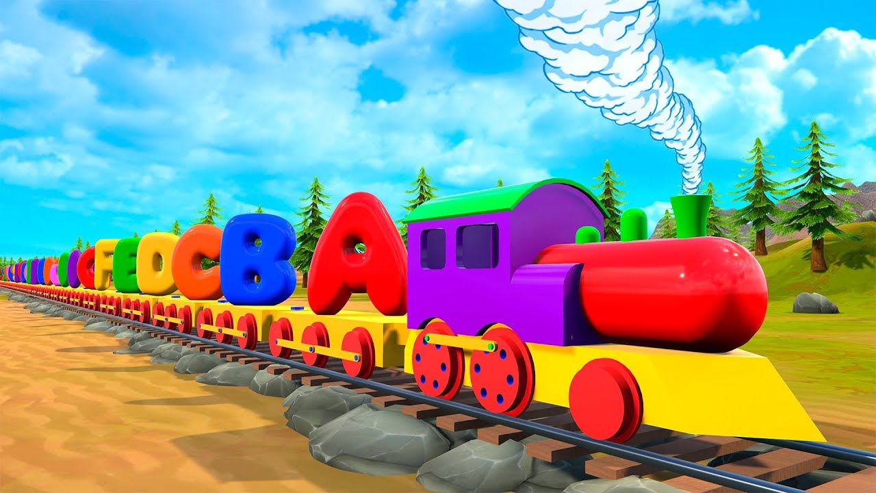 ABC Train Learn Alphabet for Chldren Nursery Rhymes for Kids Learning ...