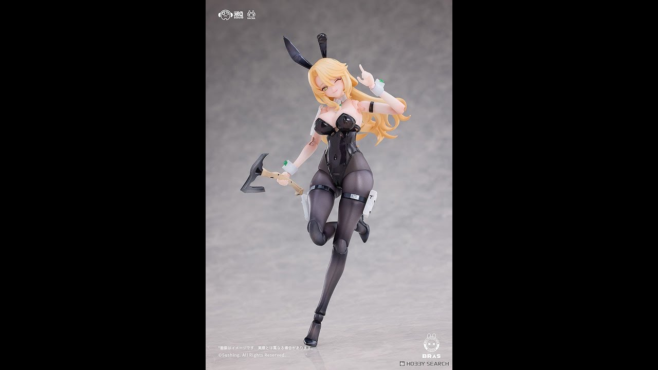 Sushing BUNNY RAPID ACTION SQUAD Guardian Erena 1/12 Articulated Figure ...
