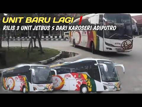 BUS BARU LAGI ️UNIT TERBARU BUS NPM RILIS 3 UNIT JETBUS 5 DARI KAROSERI ...