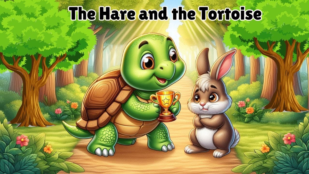 The Hare and the Tortoise | Bedtime Story For Kids | Animals Story ...