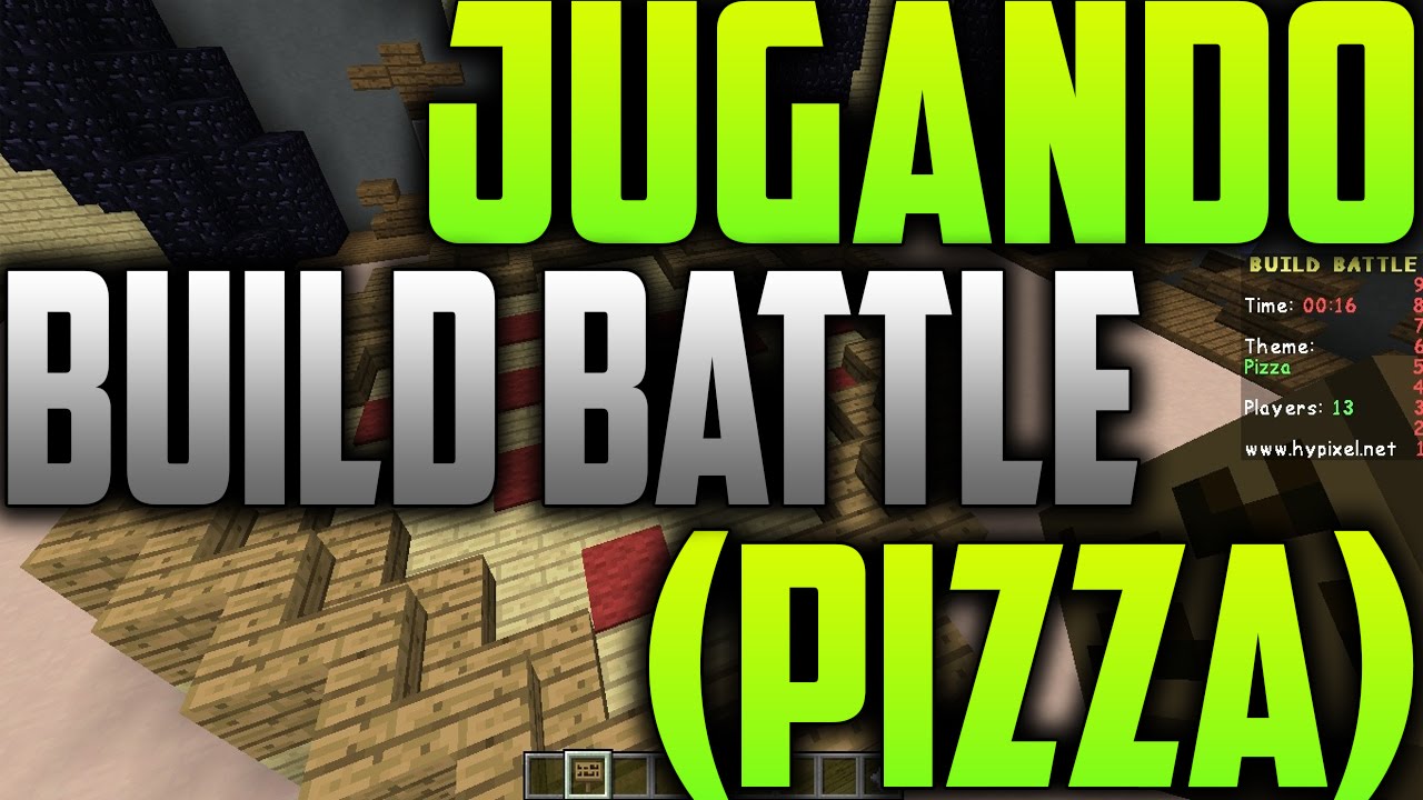 JUGANDO BULD BATTLE #1 | COMO HACER UNA PIZZA EN MINECRAFT - YouTube