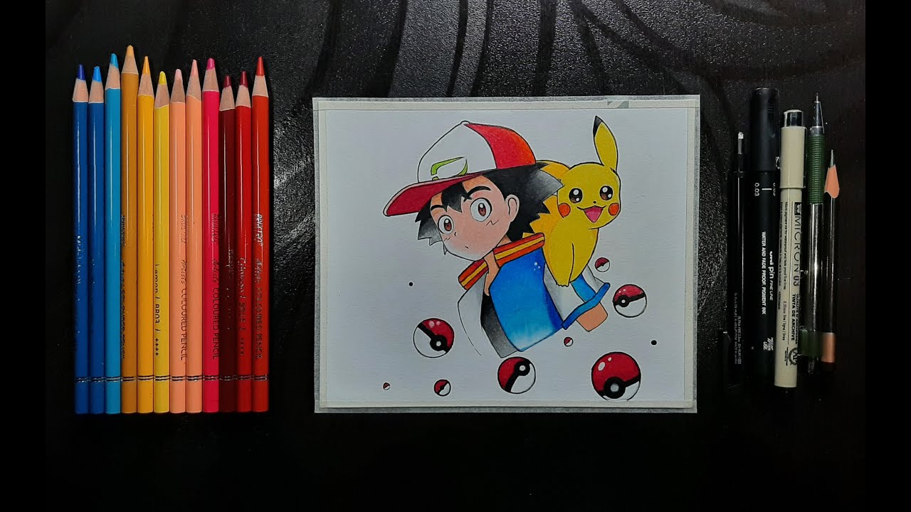 Pokemon Drawings In Colored Pencil