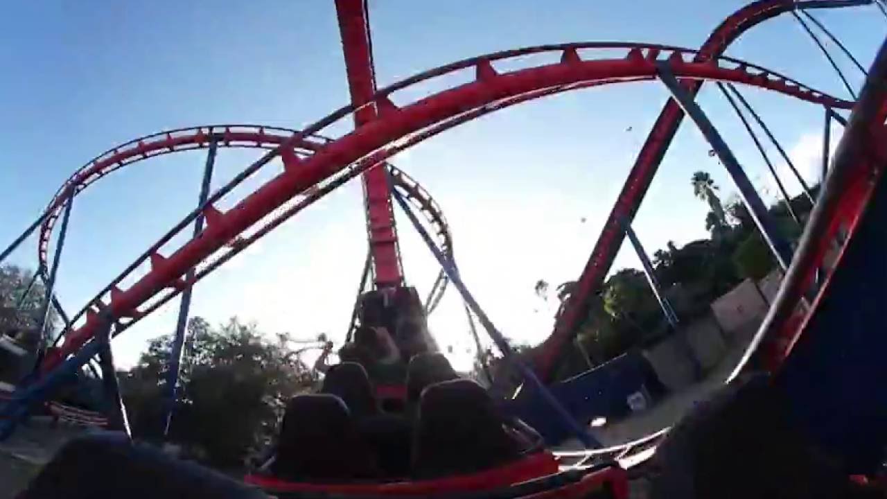 POV GIANT FLIP ROLLER COASTER RIDE 360 4K VR - YouTube