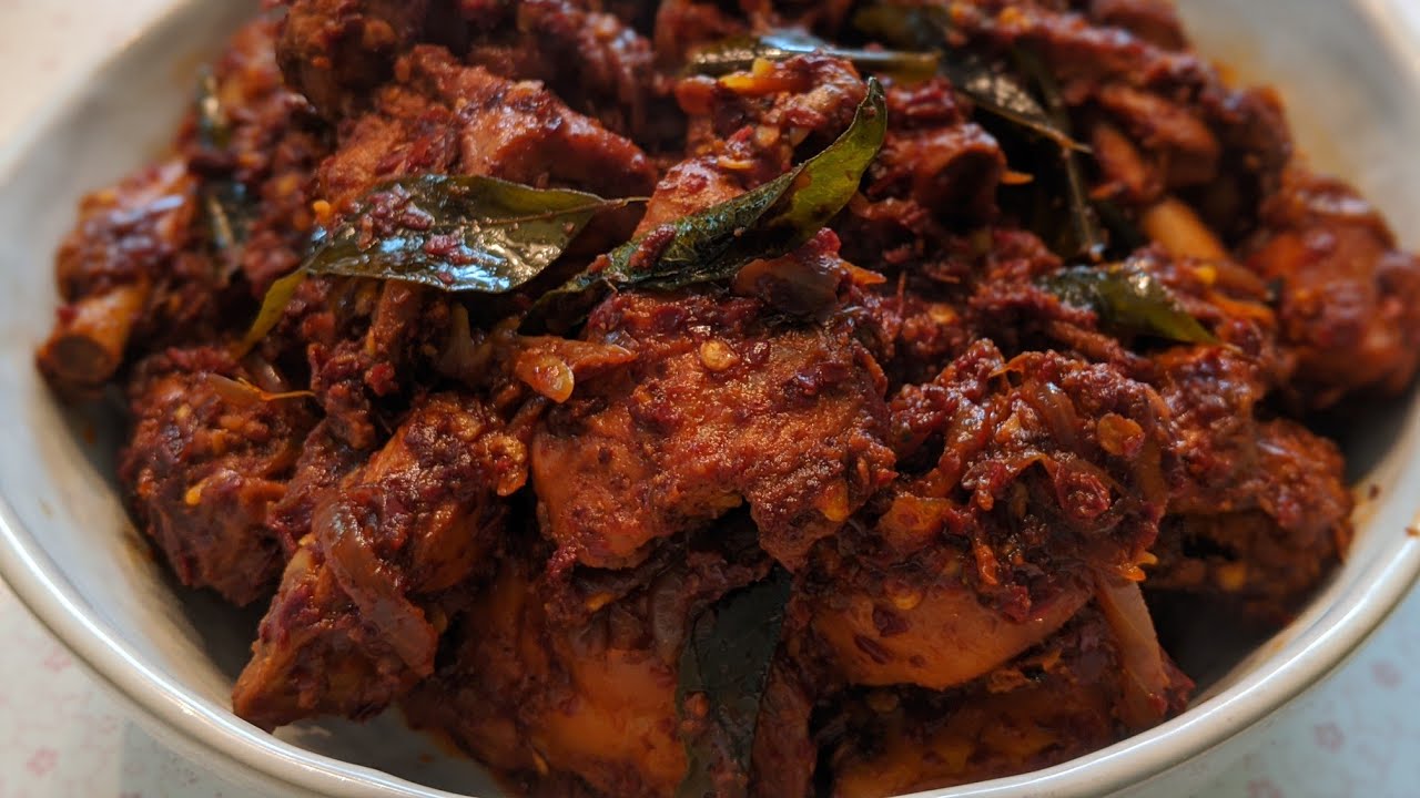 Goa special chicken dry fry - YouTube