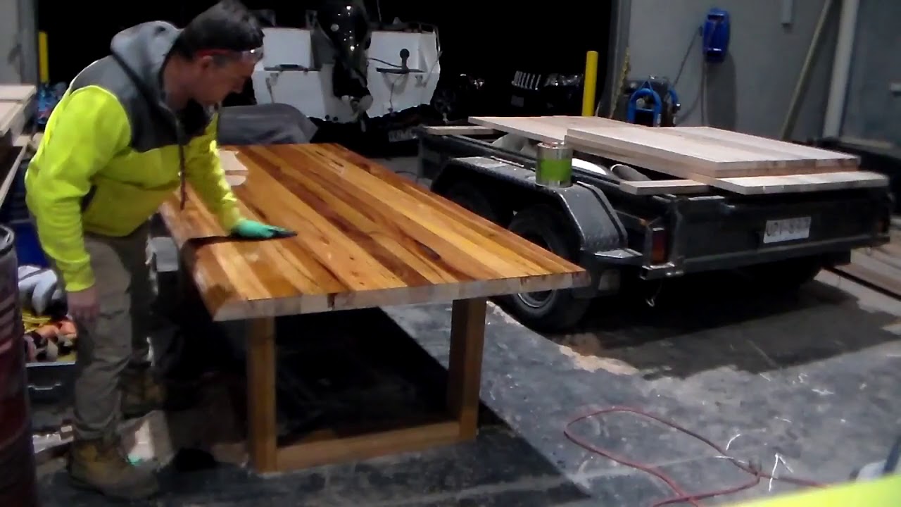 Ep 1. How to oil a table - YouTube