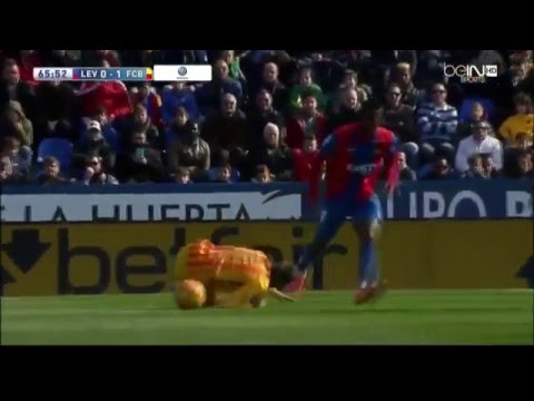 Neymar vs Levante Away (07/02/2016)