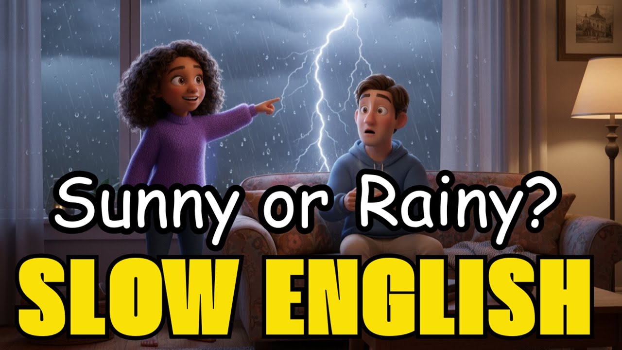 Stop Saying It’s Sunny! ☀️10 Easy WEATHER Words! Speaking Practice for ...