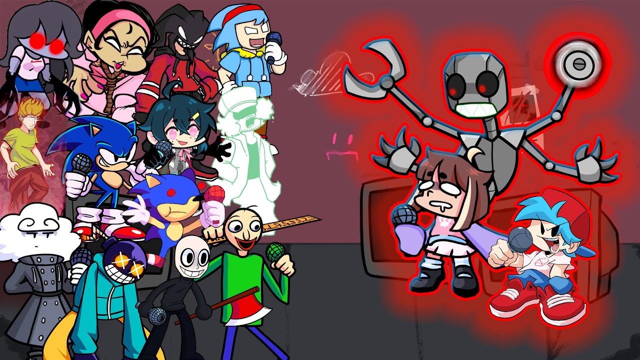 FNF Termination But Different Characters Sing It 🎵 (Everyone Sings ...