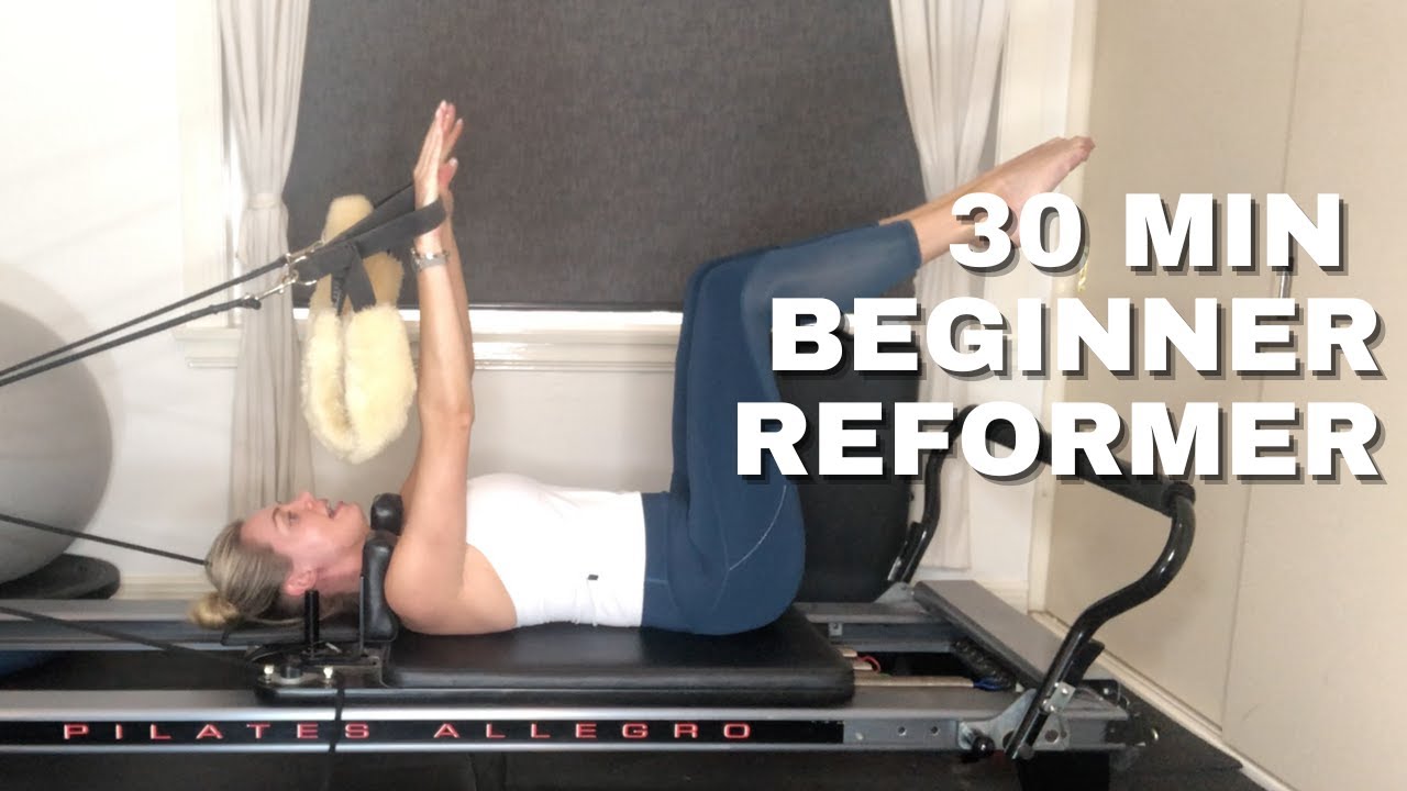 30 minute | Beginner Reformer Pilates Class - YouTube