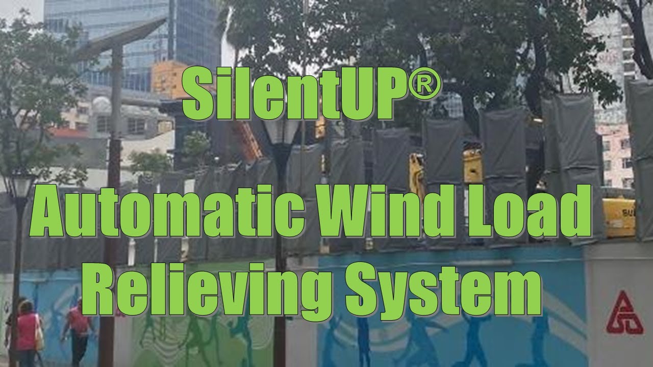 SilentUP - Automatic wind load relieving system #noisereduction # ...