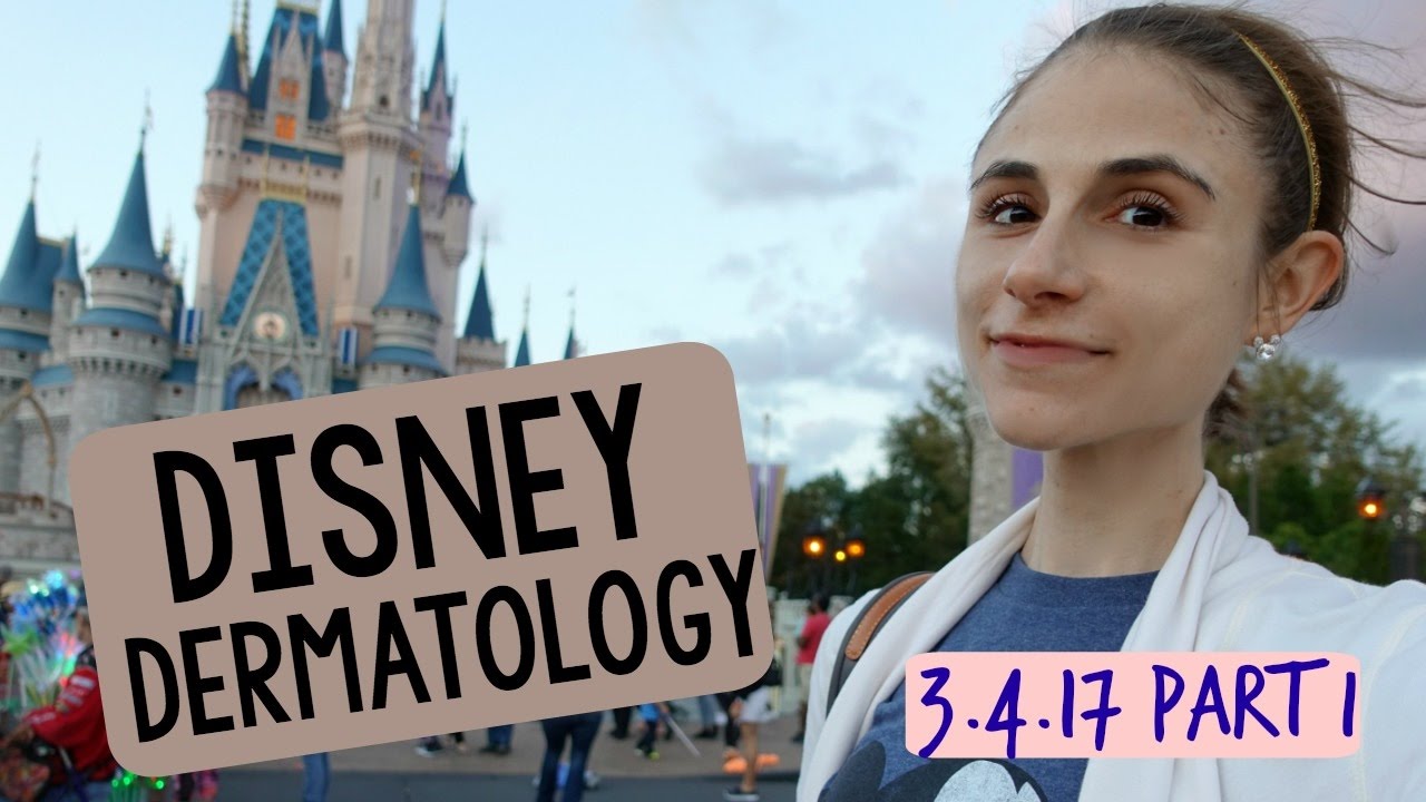 Disney Dermatology I: skin care, shopping, pizza, thrills 🙆🎢🍕 - YouTube