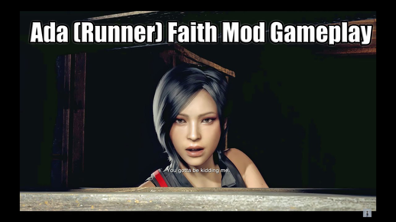 RE4R Ada (Runner) as Faith Connors Mod Gameplay - YouTube