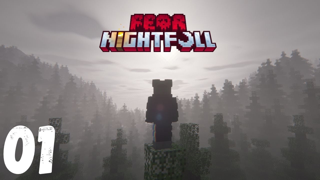 I SURVIVED MINECRAFT'S SCARIST MODPACK... almost || Fear NightFall ...