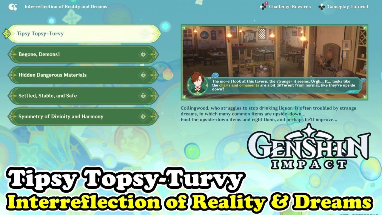 Tipsy Topsy-Turvy Interreflection of Reality & Dreams 【Genshin Impact 5.1】 - YouTube