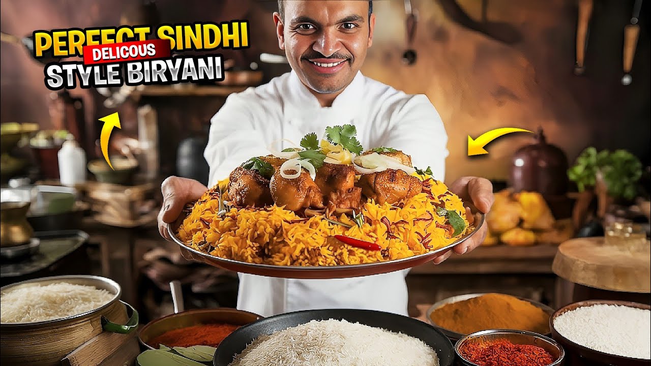 Sindhi Chicken Biryani Recipe | How To Make chicken Biryani - YouTube