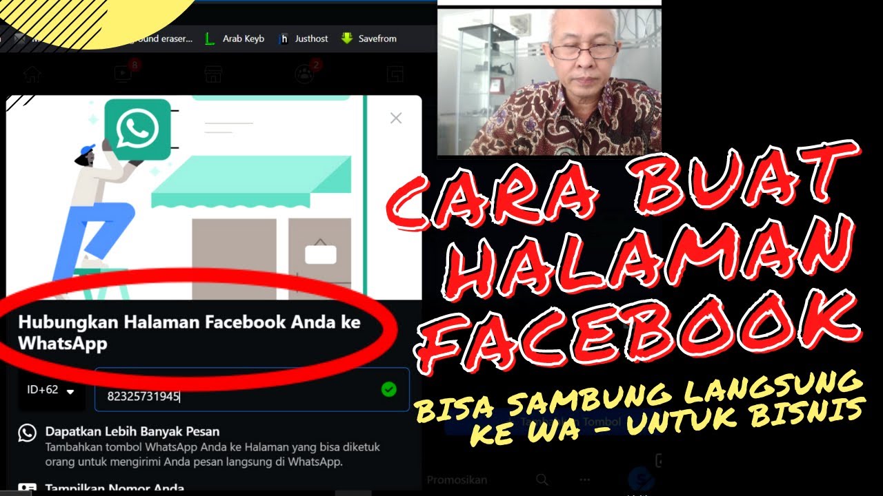 CARA MEMBUAT HALAMAN FACEBOOK UNTUK JUALAN | FACEBOOK UNTUK PEMULA ...