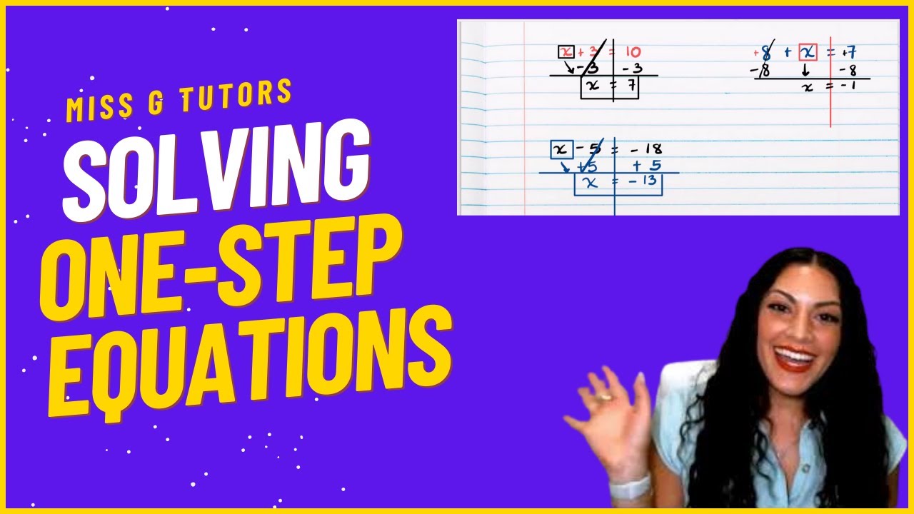 Solving One-Step Equations | Equations for Beginners - YouTube