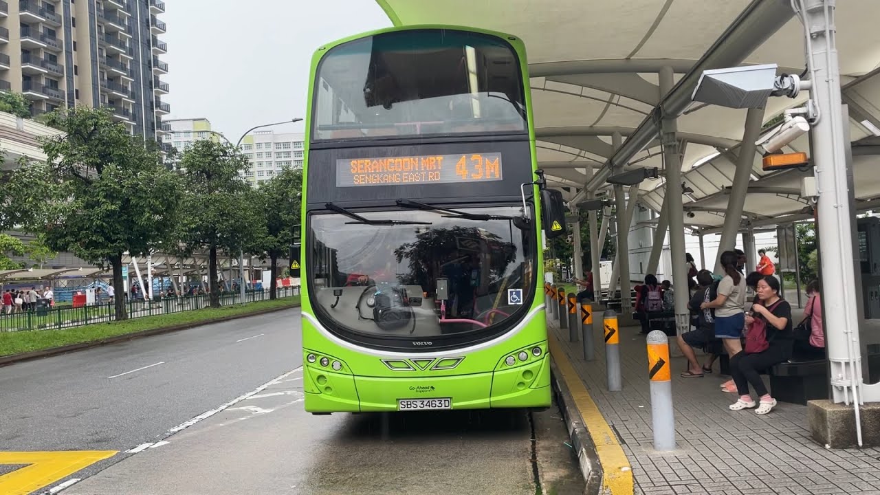 [G-AS] SBS3463D On Service 43M - Volvo B9TL Wright Eclipse Gemini II ...