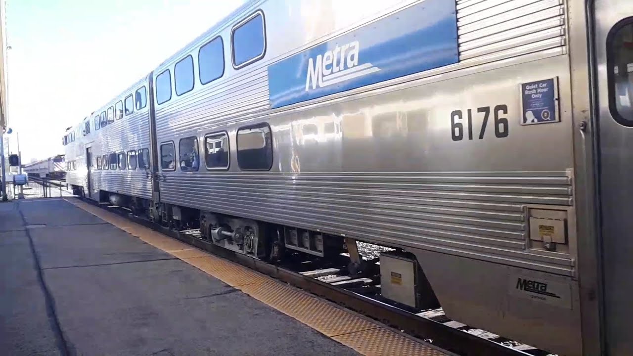 Metra Meets Metra On Union Pacific Geneva Subdivision, Horns Blaring ...