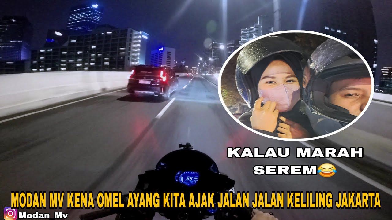MODAN MV JEMPUT AYANG PULANG KERJA MALAH KENA OMEL‼️KITA AJA JALAN JALAN JAKARTA AKHIRNYA LULUH ...