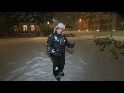Winter storm brings heavy snowfall to Virginia Beach, Virginia - YouTube
