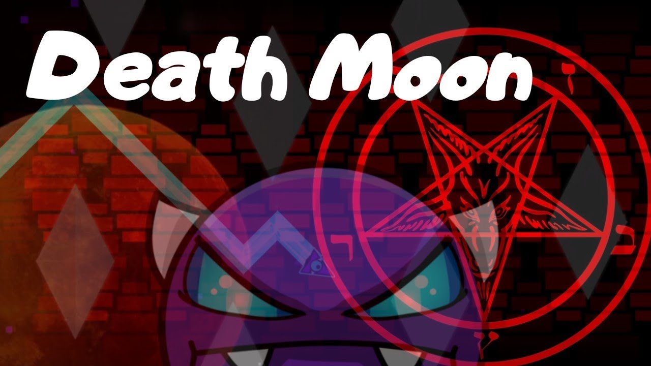 XXL HELL STYLE LEVEL!! Death Moon by Caustic (Easy Demon) 100% | GD 2. ...
