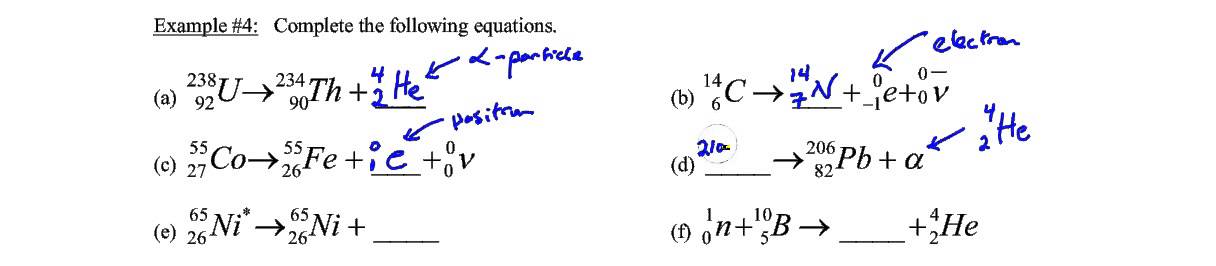 Chapters 31-32, Example #4 Radioactive decay reactions) - YouTube