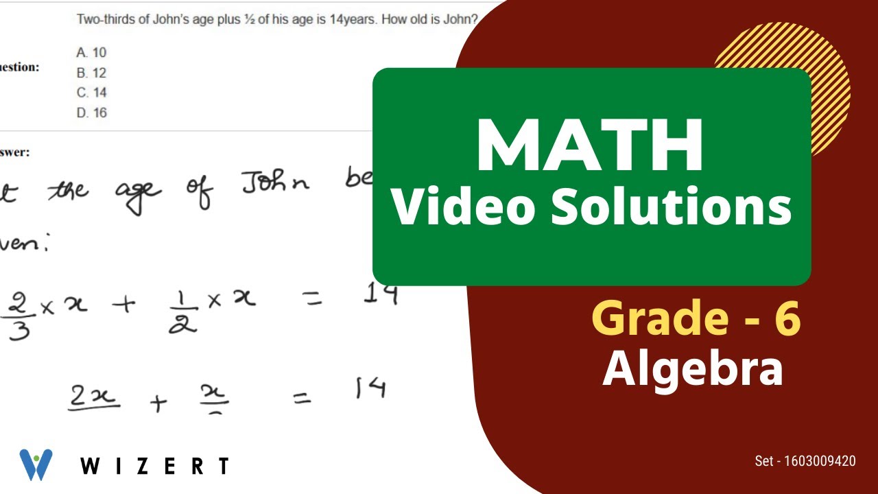 Grade 6 Math Questions With Answers Mathematics Algebra Questions For Grade 6 Math Questions With Answers Mathematics Algebra Questions For