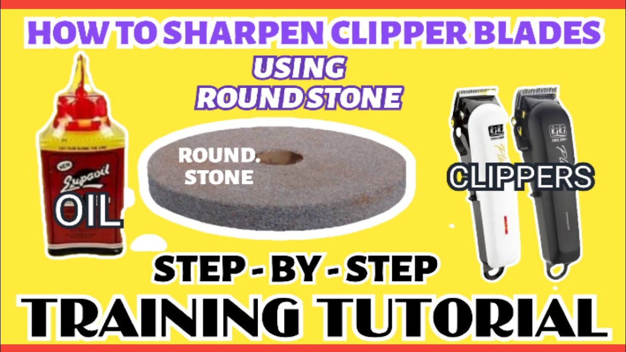 HOW TO SHARPEN*/*Using ROUND-STONNE*/*TAPER & STAREX*/*MACHINE-OIL ...