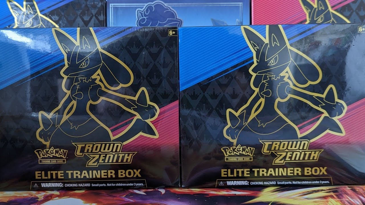 Opening 2 Pokémon TCG Crown Zenith Elite Trainer Boxes! Can We Get A ...