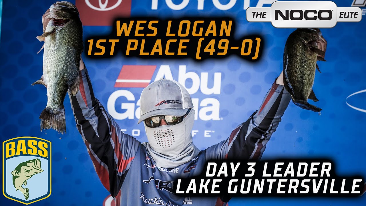 Wes Logan leads Day 3 with 49 pounds (Lake Guntersville Bassmaster ...
