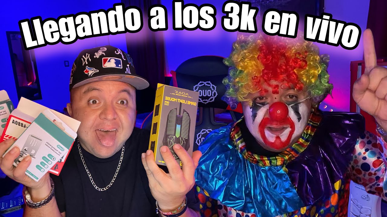legando a los 3K en vivo y mostando chacharas que compre - YouTube